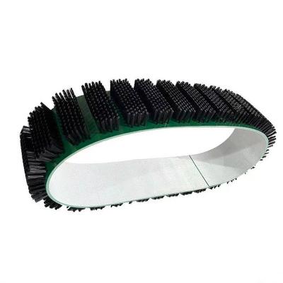 China Industrial Belt Brush Conveyor Cleaning Brush - 3cm to 20cm Width, 6mm Thickness with Custom Bristle Options for sale