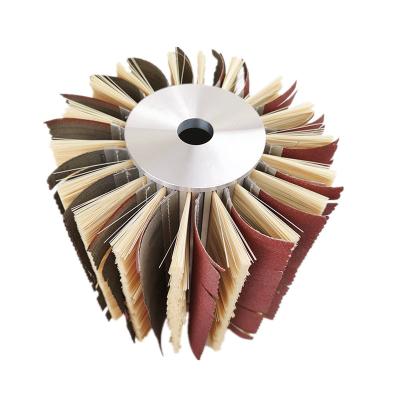 China Custom Sisal Sandpaper Roller Brush for Wood Polishing - Woodworking Surface Preparation Tool with Replaceable Abrasive Strips for sale