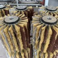 China Custom Sandpaper Strip Sisal Roller Brush for WPC Wood Polishing - 2.5-10cm Width, 80-600 Grit Options for sale