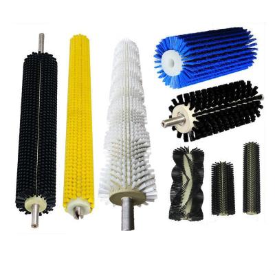 China Custom Nylon Bristle Cylinder Brush Roller for Vegetable Fruit Cleaning - Custom Sizes with 5,325.6 sqm Manufacturing Capacity for sale