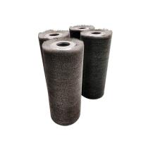 China Stainless Steel Wire Roller Brush For Polishing Wpc Board for sale