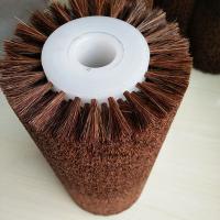 China Customized Horsetail Cylindrical Brush for Food Processing Cleaning 80mm for sale