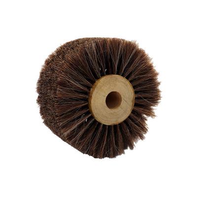 China Customized Horsetail Cylindrical Brush for Food Processing Cleaning 80mm for sale