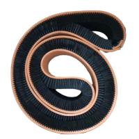 China Custom Industrial Nylon Bristle Cleaning Brush for Belt Cleaning 200mm Width for sale