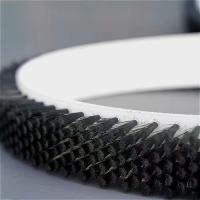 China Custom Industrial Nylon Bristle Cleaning Brush for Belt Cleaning 200mm Width for sale