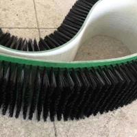 China Custom Industrial Nylon Bristle Cleaning Brush for Belt Cleaning 200mm Width for sale