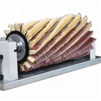China Custom Sisal Sandpaper Roller Brush for Wood Polishing Machine 100mm Diameter for sale