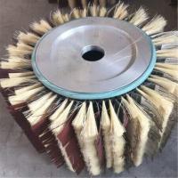 China Custom Sisal Sandpaper Roller Brush for Wood Polishing Machine 100mm Diameter for sale
