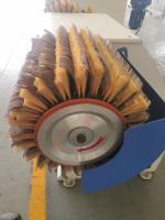 China Custom Sisal Sandpaper Roller Brush for Wood Polishing Machine 100mm Diameter for sale
