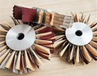 China Industrial Customized Sisal And Sandpaper Brush Roller For Polishing Machine for sale