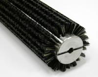 China Industrial Customized Cylindrical Brush For Cleaning Ceramic Press Molds for sale