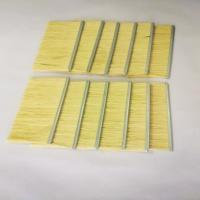 China Wear-Resisting Sisal Tampico Strip Brush for Wood Polishing 100mm Width for sale