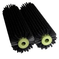 China Customized Nylon Brush Wire 0.05mm-2.0mm Brush Roller For Shaft Wall Guide Elevator Brush Roller for sale