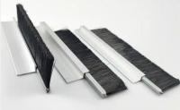 China Customized Nylon Aluminium Alloy Strip Brush Double Row Brush For Escalator seal for sale