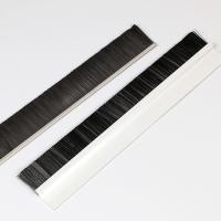 China Customized Nylon Aluminium Alloy Strip Brush Double Row Brush For Escalator seal for sale