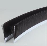 China Industrial Customized Aluminum Alloy Nylon Arc Brush for Wind Turbine Seal 2.5mm Base for sale