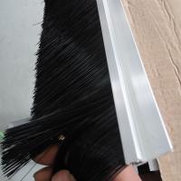 China Custom Industrial Black Nylon Strip Brush Sealing Brush for Escalator Safety 2.5mm-12mm for sale