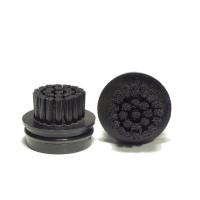 China Customized Turret Button Brush for CNC Machine Tables Nylon Bristle 50mm for sale