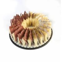 China Customized Sisal Sandpaper Disc Brush for Wood Polishing 80-800 Grit for sale