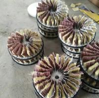 China Customized Sisal Sandpaper Disc Brush for Wood Polishing 80-800 Grit for sale