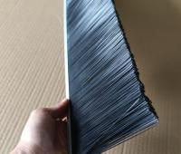 China Industrial Customized Brush Strip Garage Shutter Door Seal Brush Nylon Strip Brush for sale