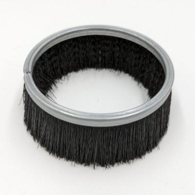 China Round Sealing Sweeping Formed Cup Strip Brush Customizable Diameter Fill Material for sale