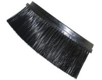 China Industrial Rubber Base H-Type Polypropylene Bristle Brush Strip For Seal Truck Splash-proof for sale