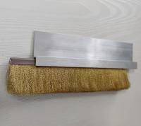 China Custom Conductive Corrosion-Resistant Brass Tape Brush H/f/t Strip Brush 80-120mm for sale