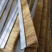 China Custom Conductive Corrosion-Resistant Brass Tape Brush H/f/t Strip Brush 80-120mm for sale
