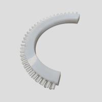 China Custom Made Nylon Lath Brushes Semicircle Half Round For Sewage Products for sale