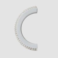 China Customized Industrial For Sewage Products Nylon Half Round Semicircle Brush for sale