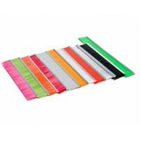 China Customized Aluminium Metal Back Nylon Sealing Door Bottom Sweep Weather Strip Brush for sale