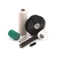 China Custom Spiral Roller Brush for Conveying Cleaning Polishing Nylon PP Bristle for sale
