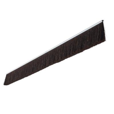 China Custom Horse Hair Strip Brush Door Sweep Seal for Industrial Cleaning 25mm for sale