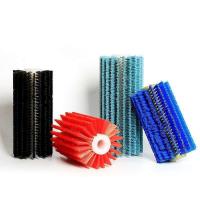 China Industrial Cleaning Conveyor Cylindrical Roller Brush Customizable Nylon Bristles for sale