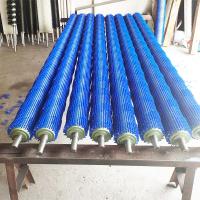 China Custom Blue Cylindrical Brush Roller 100mm Diameter 500mm Length for Cleaning Machine for sale