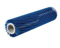 China Custom Blue Cylindrical Brush Roller 100mm Diameter 500mm Length for Cleaning Machine for sale