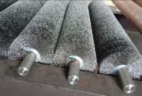 China Stainless Steel Wire Wound Brush Wire Roller For Machine Metal De-Rust for sale