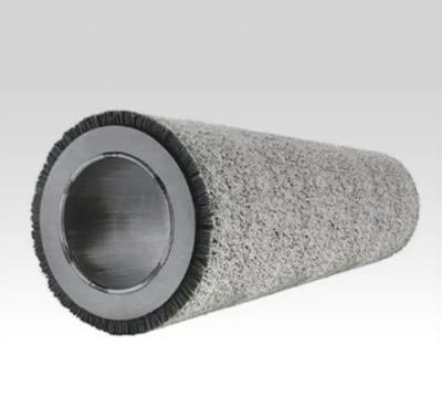 China Industrial Abrasive Wire Roller Brush for Surface Treatment - 750-900 RPM Speed with Custom Materials for sale