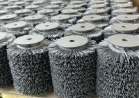 China Industrial Abrasive Wire Roller Brush for Surface Treatment - 750-900 RPM Speed with Custom Materials for sale