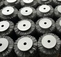 China Industrial Abrasive Wire Roller Brush for Surface Treatment - 750-900 RPM Speed with Custom Materials for sale