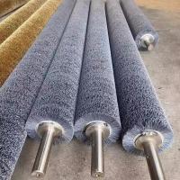 China Industrial Abrasive Nylon Roller Brush with 20-40% Silicon Carbide for Metal Deoxidizing and Surface Treatment for sale
