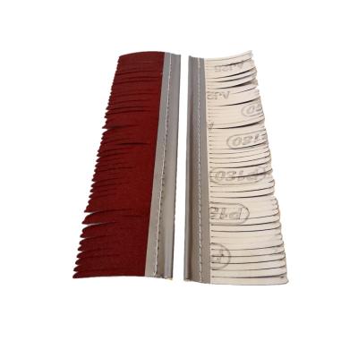 China Custom Sandpaper Strip Brush Grit 180 240 320 for Wood Polishing Industrial Use for sale