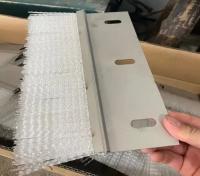 China Industrial Custom Double Steel Strip Brush Steel Wire Brush for Polishing Machine 50mm for sale