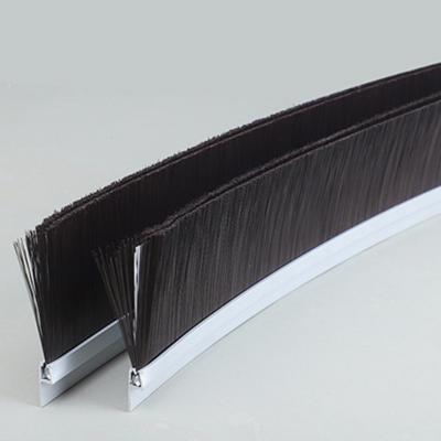China Wind Generator Hood Sealing Arc Strip Brush Customizable Nylon Bristles Durable for sale
