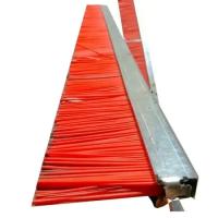 China Concrete Cement Block Brick Making Machine Nylon Mix Steel Wire Strip Brush for sale