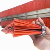 China Concrete Cement Block Brick Making Machine Nylon Mix Steel Wire Strip Brush for sale