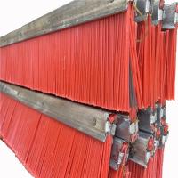 China Concrete Cement Block Brick Making Machine Nylon Mix Steel Wire Strip Brush for sale