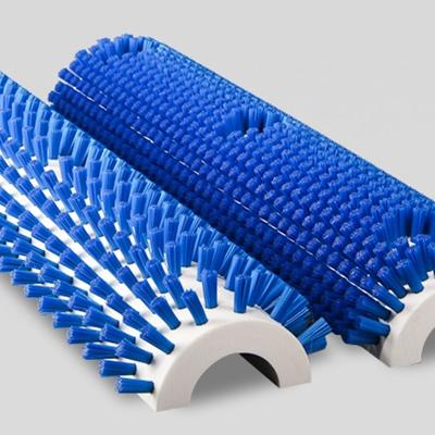 China Industrial Tufted Roller Brushes with Split Core Customizable 100mm to 2000mm for sale