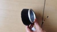 China Custom Industrial Nylon Seal Brush Circular Side Wound Brush Vacuum Cup Brush 35mm 1200mm for sale
